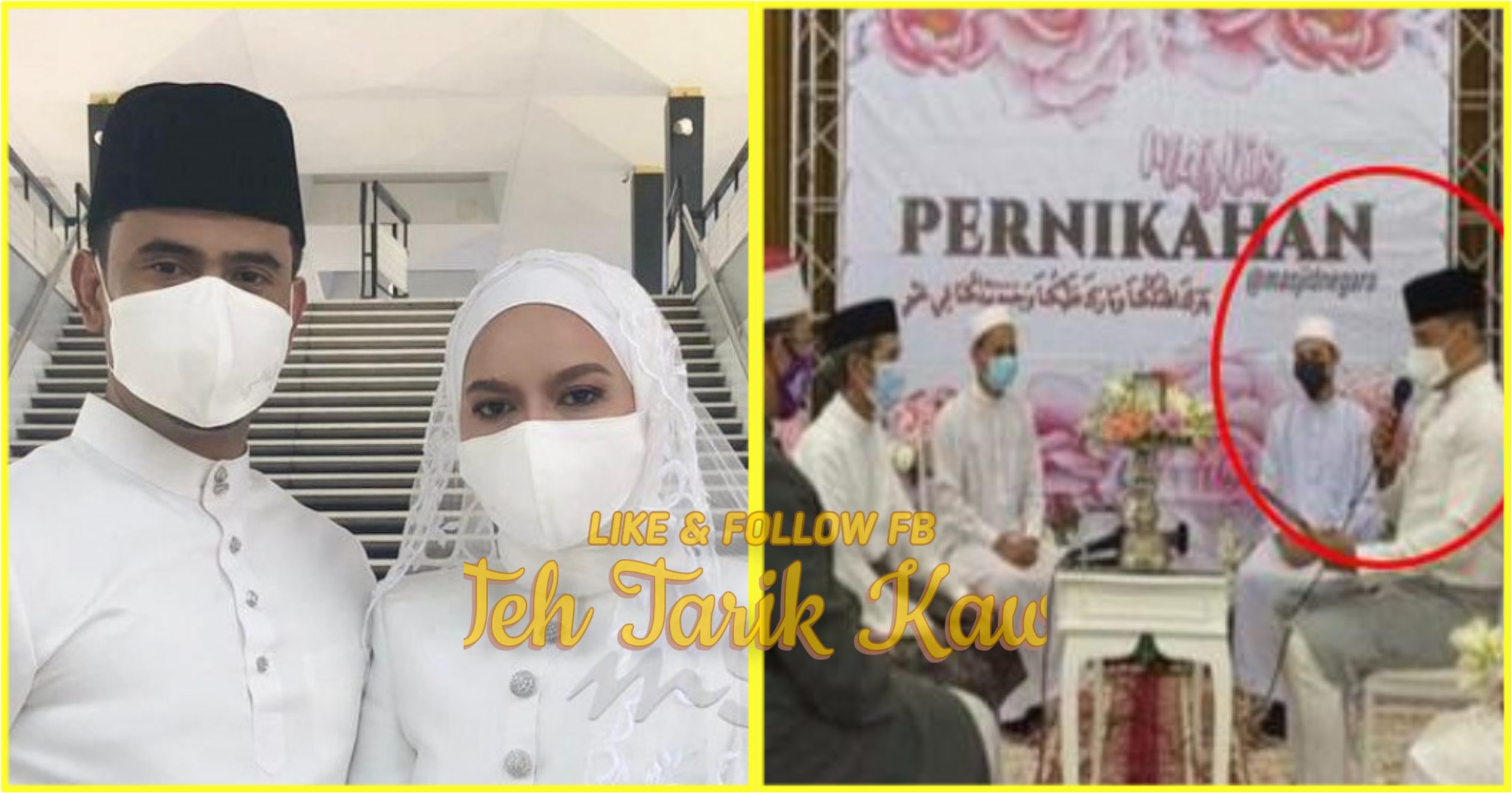 [FOTO] Tahniah Remy Ishak! Sah jadi suami Ezza Yusof dengan sekali lafaz – Teh Tarik Kaw