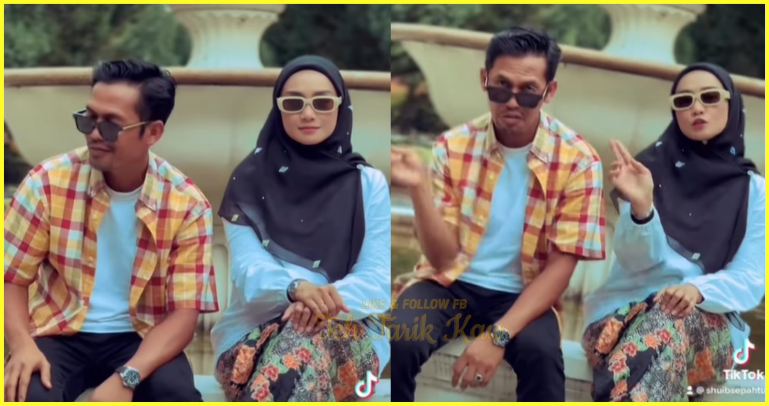 “Tiba-tiba Swipe Atas Pelamin” – [VIDEO] Trend ‘swipe’ Shuib Dan Wan Sharmila Raih Perhatian ...