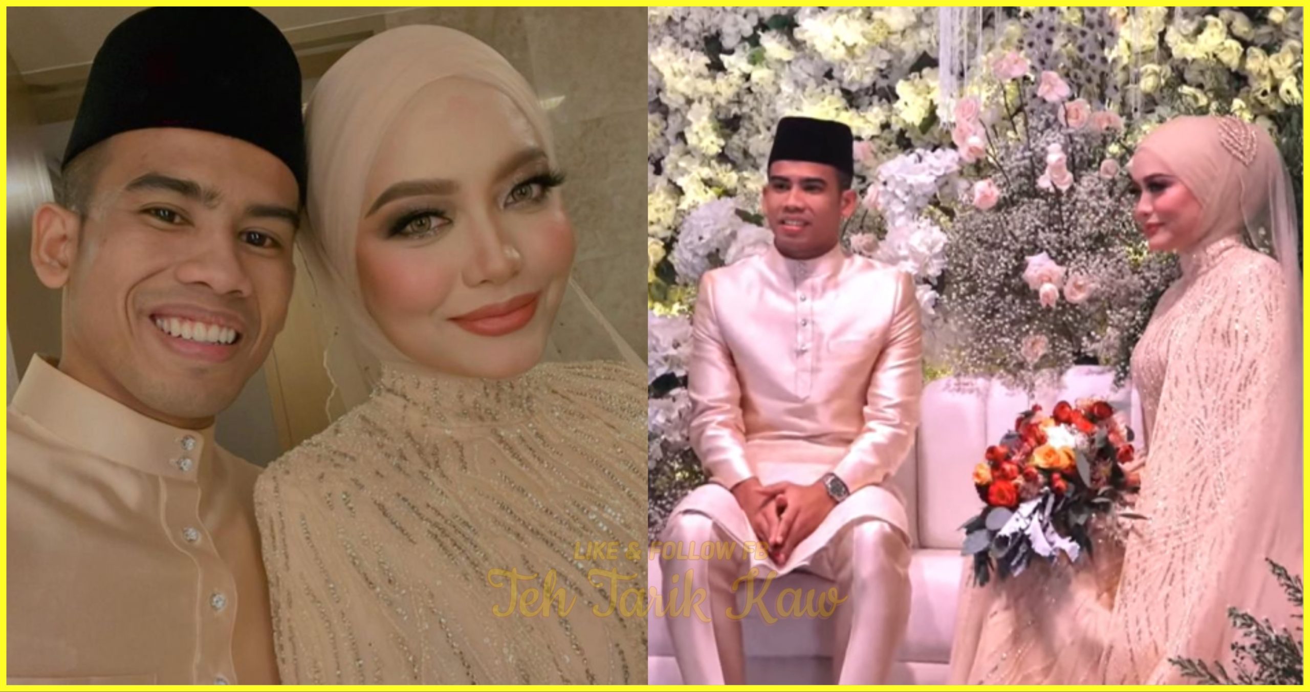 Cantiknya Pengantin Baru! Foto Sekitar Perkahwinan Syifa Melvin Dan Safawi Rasid – Teh Tarik Kaw