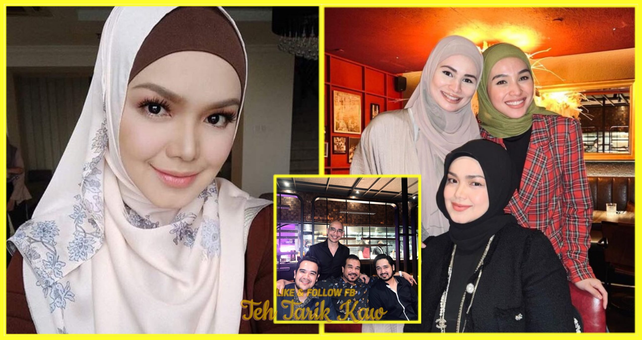 Awet Muda Sungguh! Bergambar Bersama Menantu, Siti Nurhaliza Dipuji Cantik – Teh Tarik Kaw