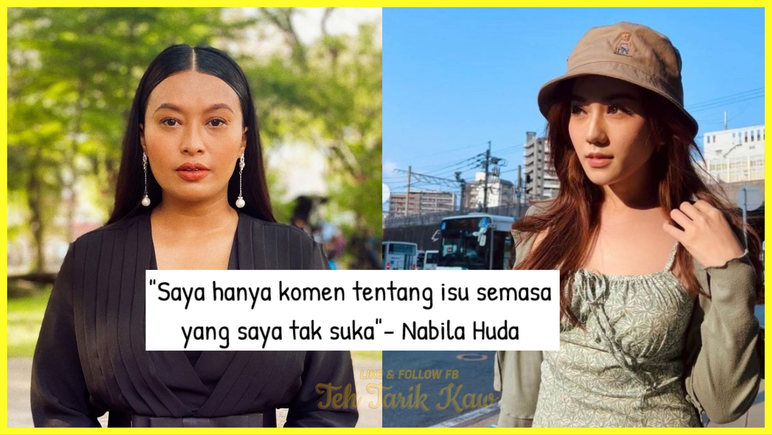 Nabila Huda Tiada Masalah Dengan Sophia Albarakbah – Teh Tarik Kaw