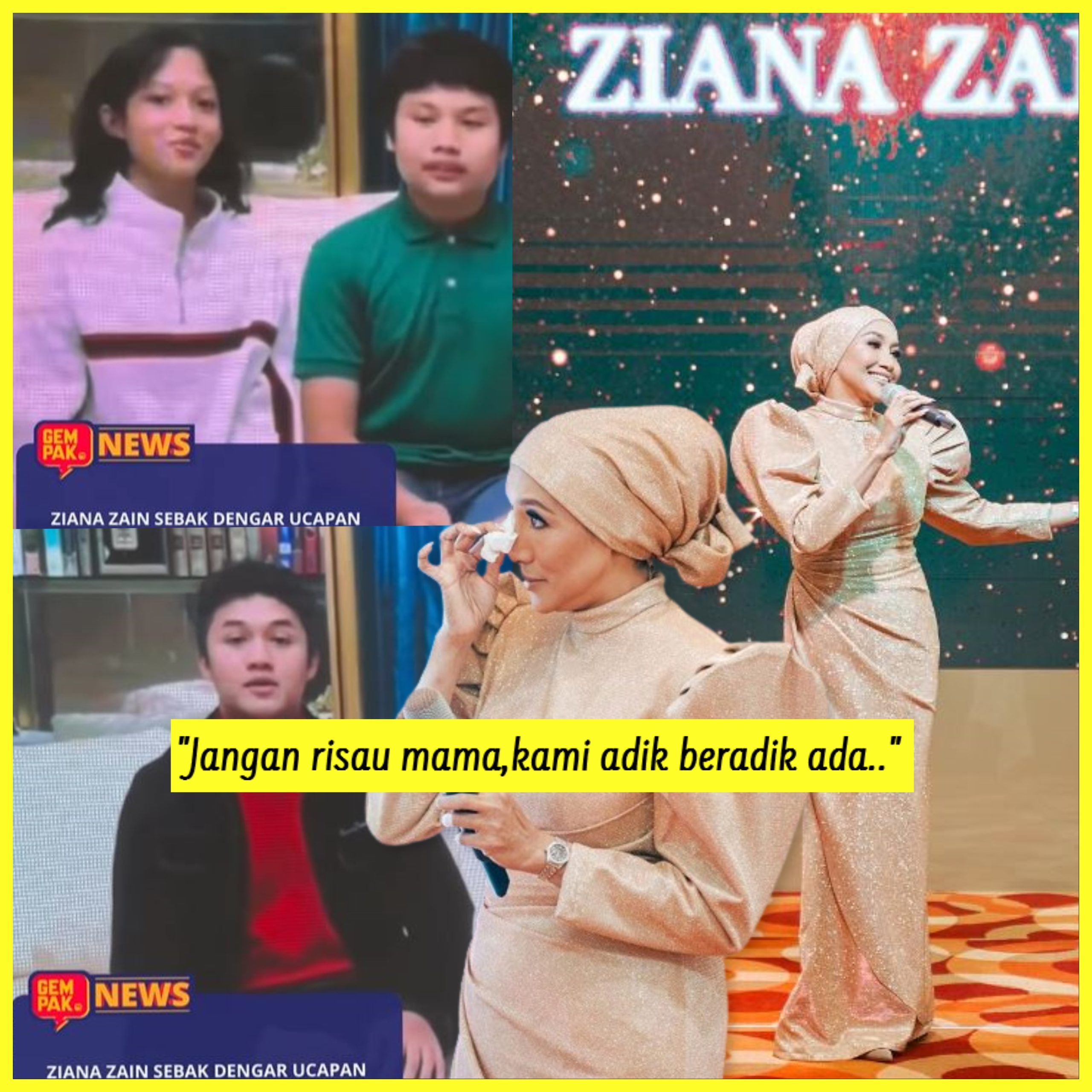 Ziana Zain Sebak Dengar Ucapan Anak – “Jangan Risau Mama, Kami Adik Beradik Ada…” – Teh Tarik Kaw